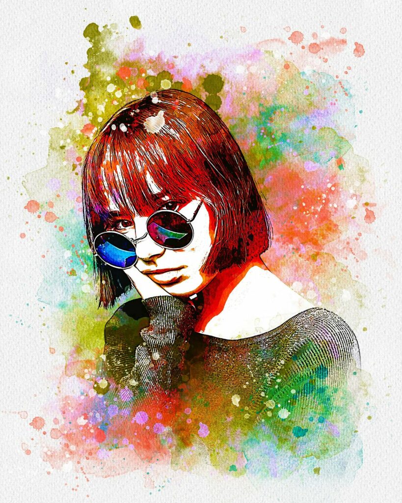 Watercolor Splash Art Photo Effect - MasterBundles