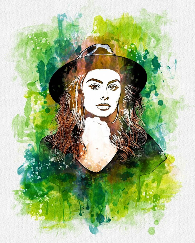 Watercolor Splash Art Photo Effect - MasterBundles