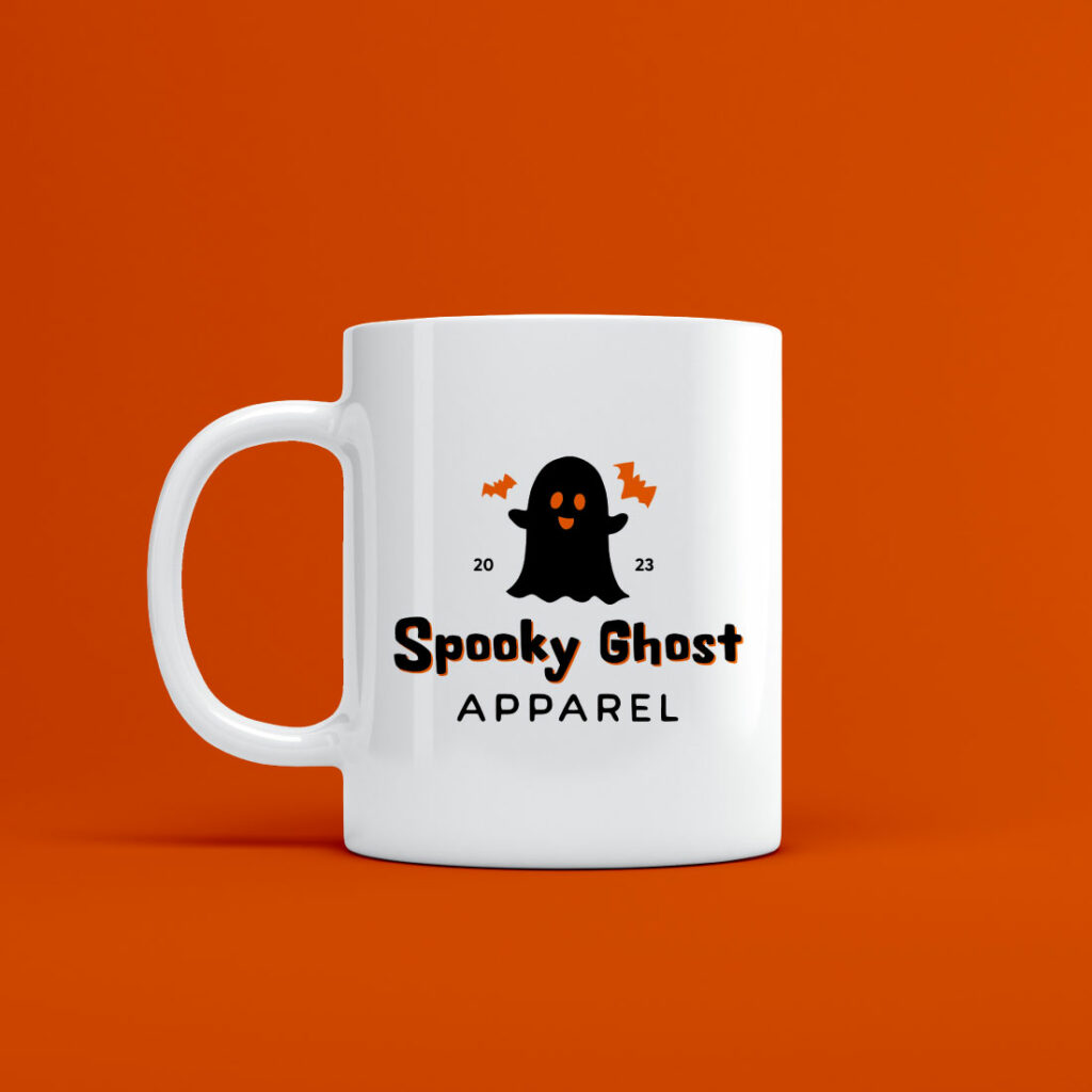 Spooky Ghost Apparel T Shirt Design - MasterBundles