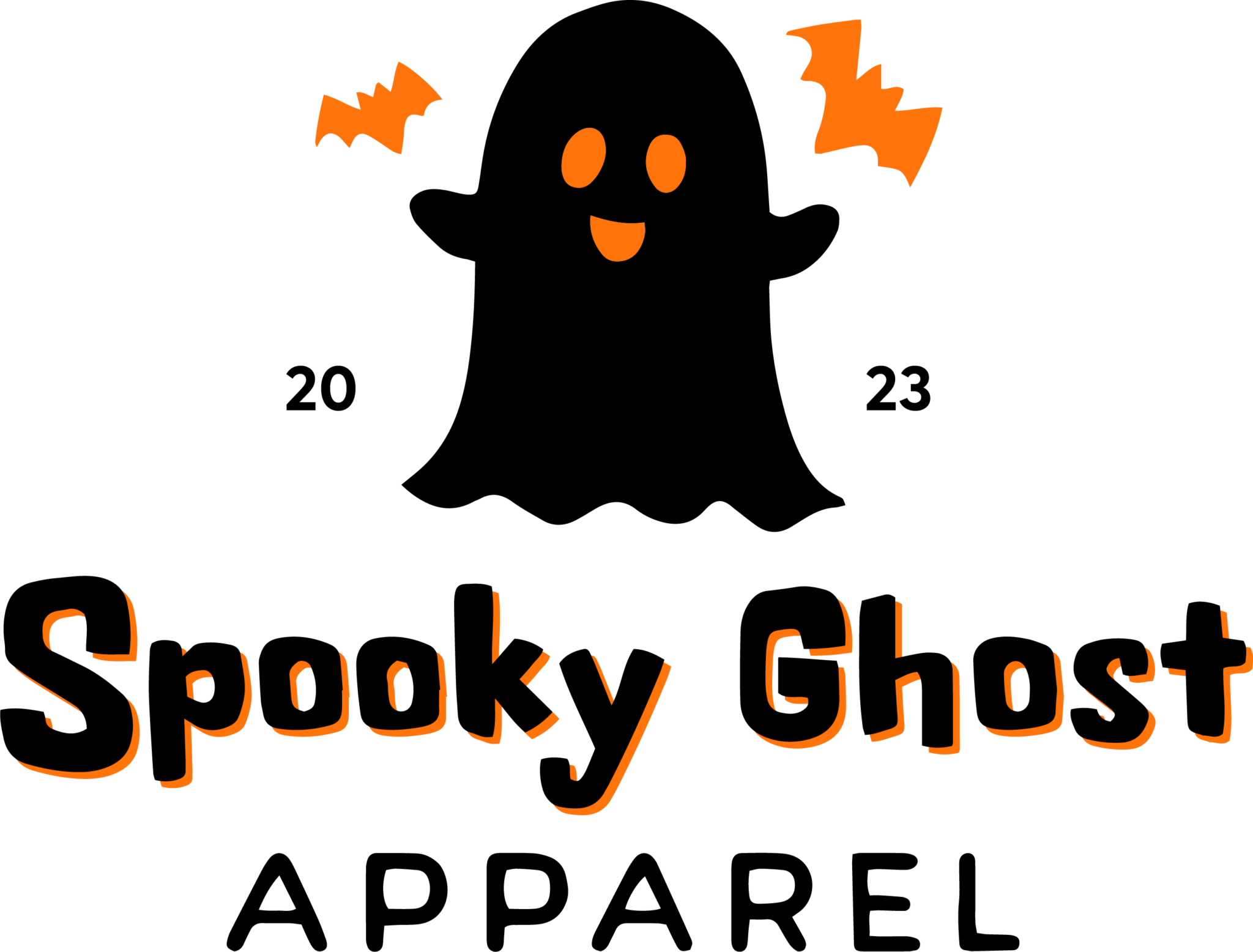 Spooky Ghost Apparel T Shirt Design - MasterBundles