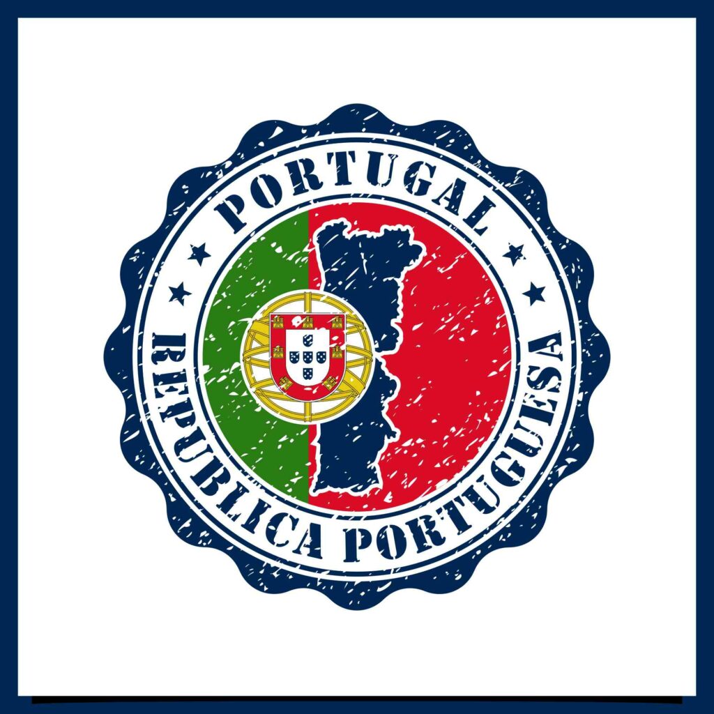 Welcome to lisbon portugal vector stamps logo collection - $4 ...