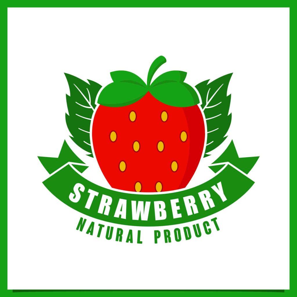Set Strawberry fruit badge logo design collection - $6 - MasterBundles