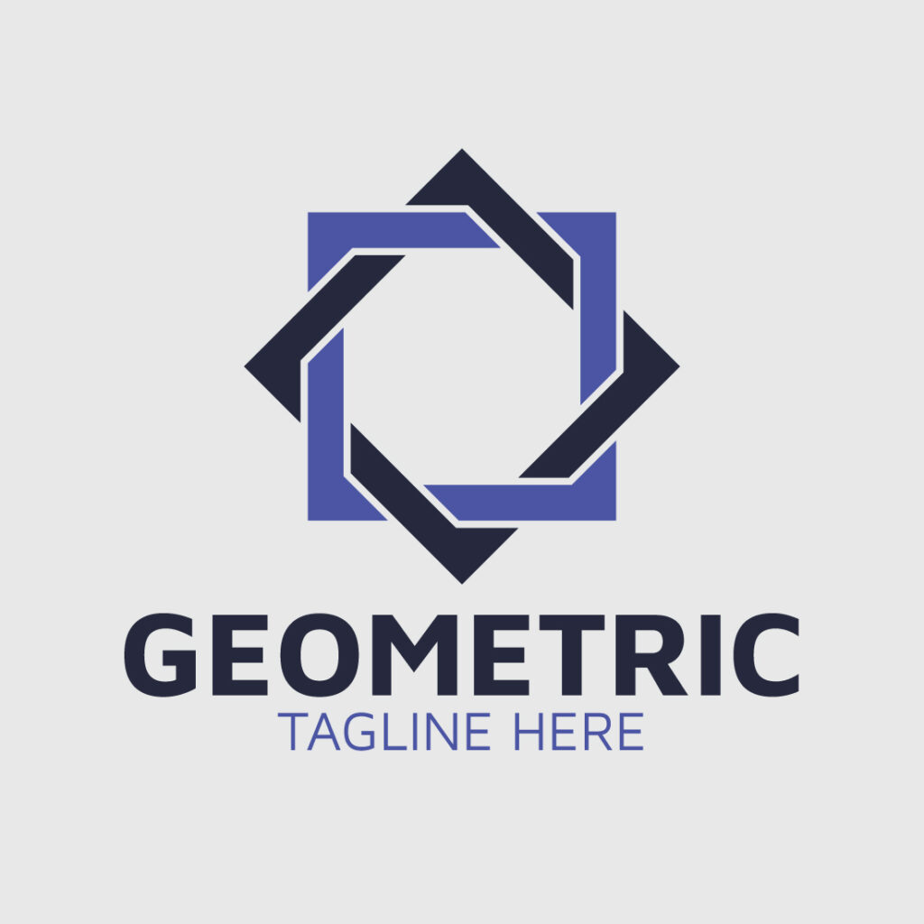 Simple geometric logo design service - MasterBundles