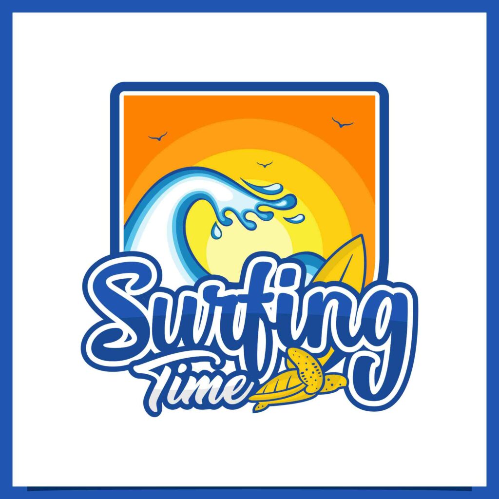 Set Surfing Club logo design collection - $4 - MasterBundles