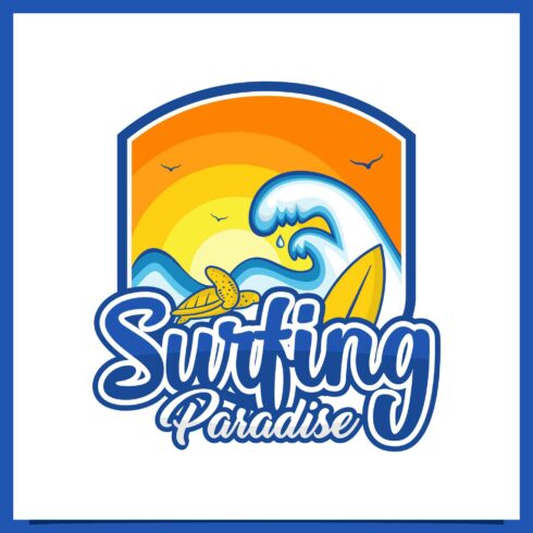 Set Surfing Club logo design collection - $4 - MasterBundles