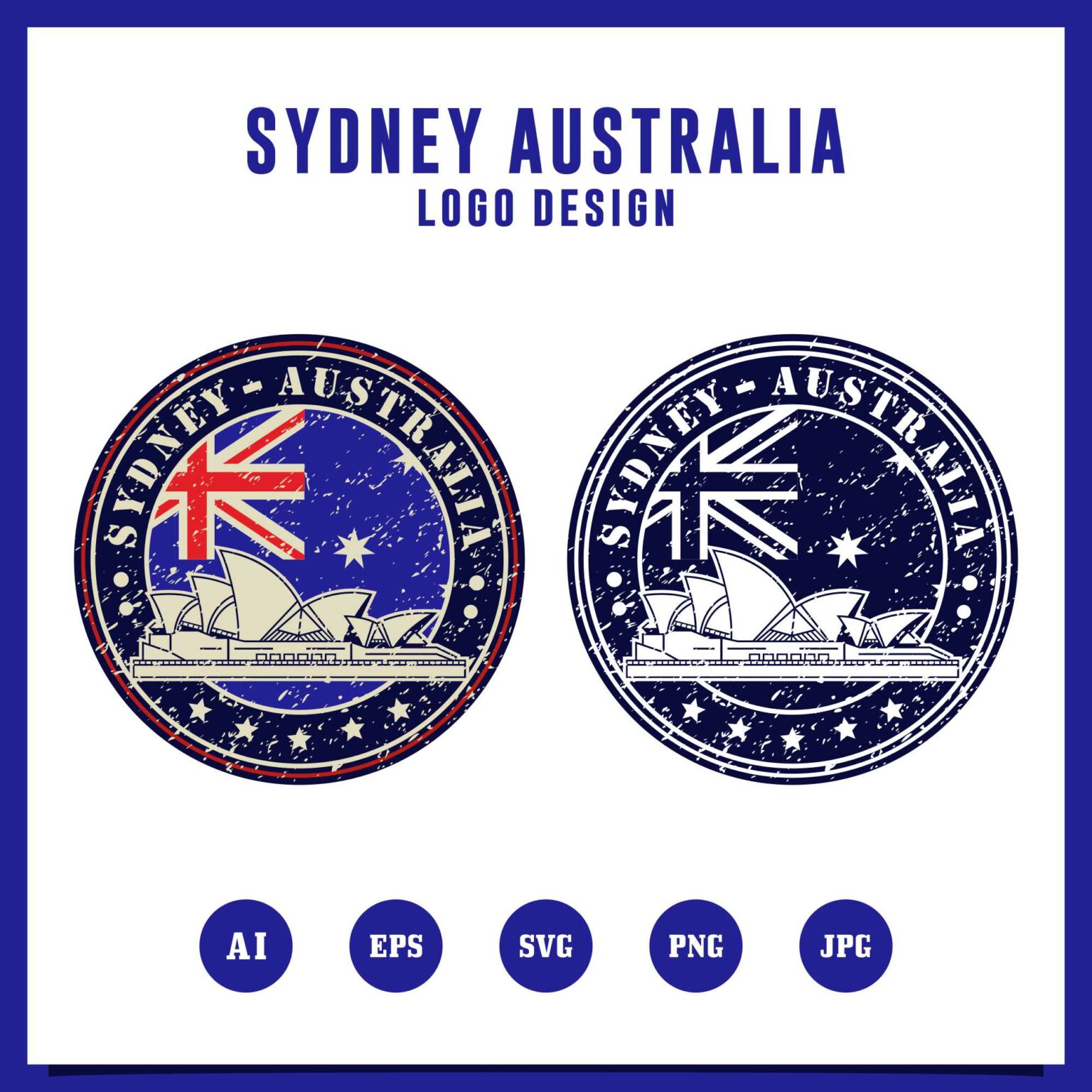 Sydney australia vector logo design - $4 - MasterBundles