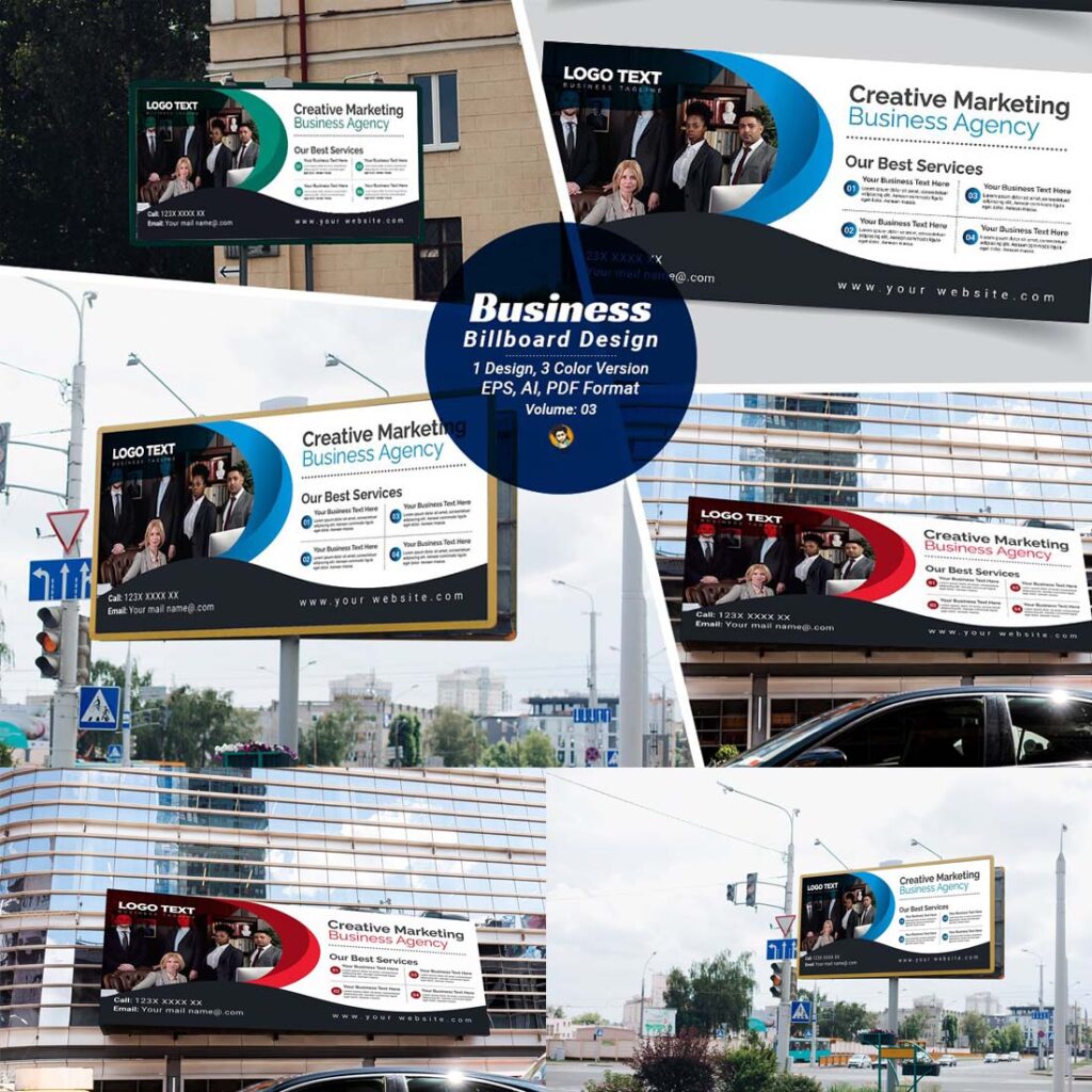 Modern Business Billboard Design - MasterBundles