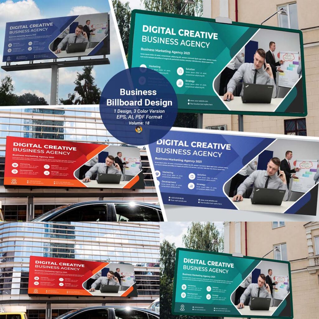 Business Billboard Template - MasterBundles