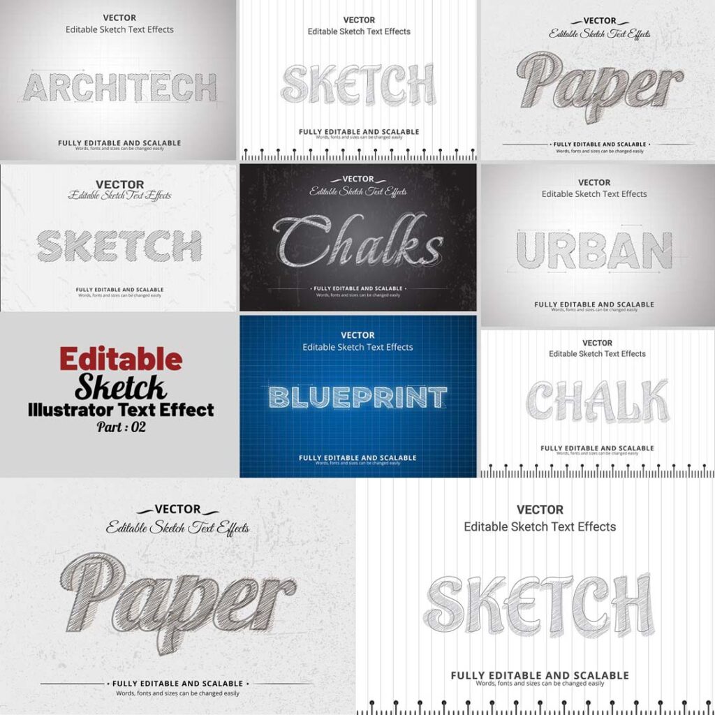 Editable Vector Text Effect - MasterBundles