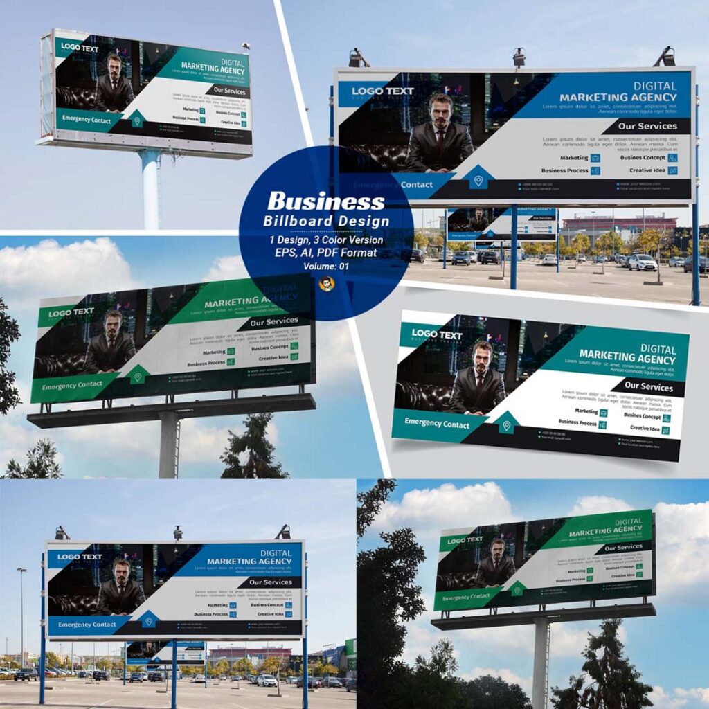 Creative Business Billboard Design - MasterBundles