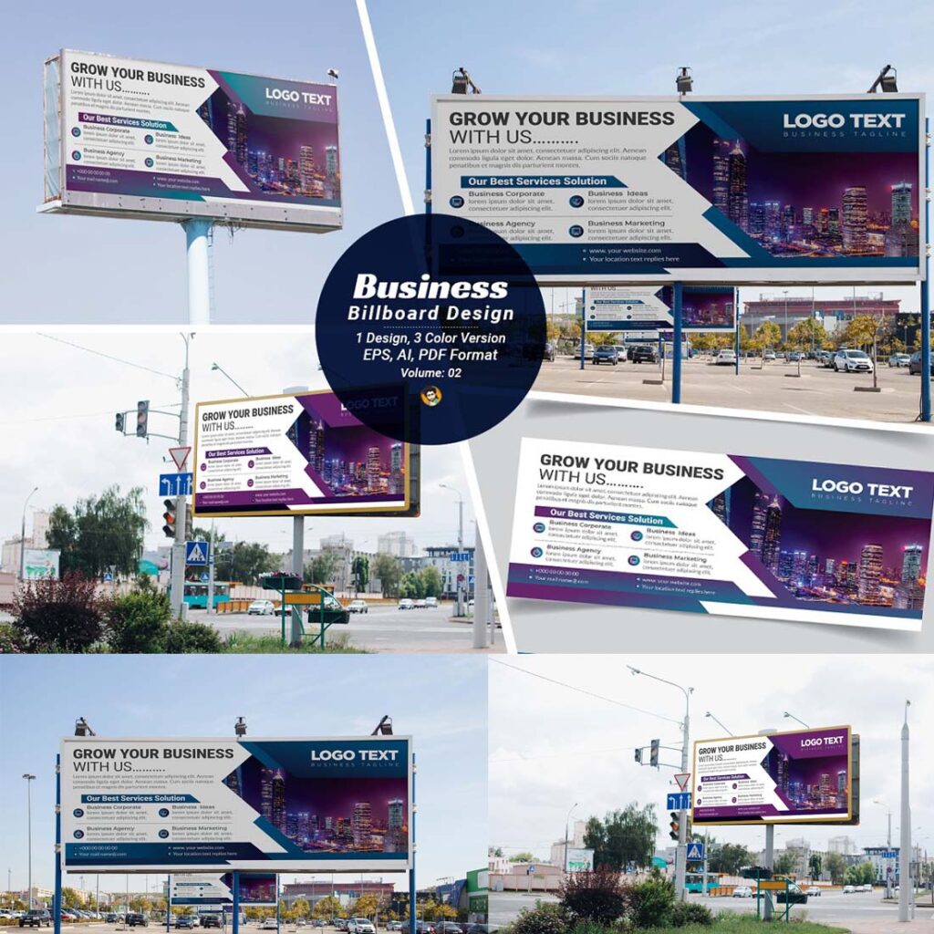 Business Billboard Design - MasterBundles