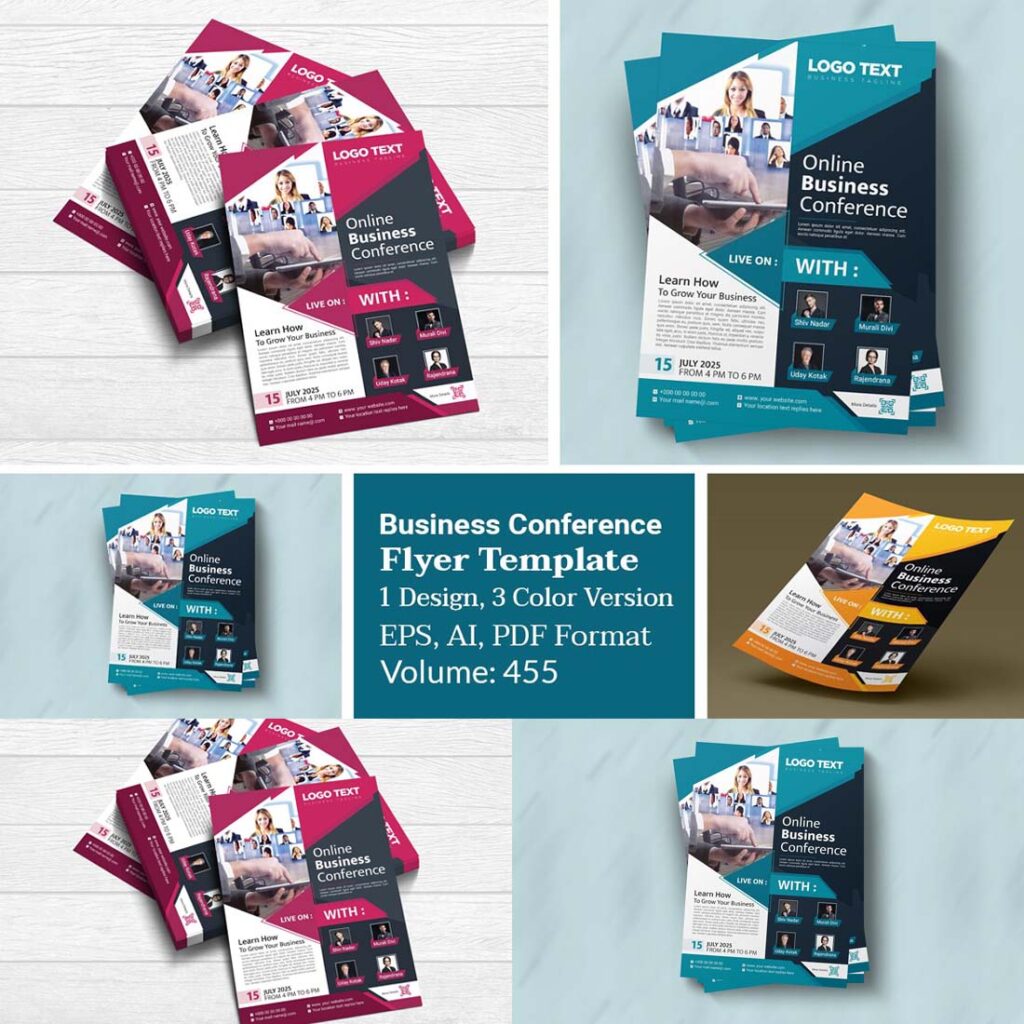 Online Business Conference Flyer - MasterBundles