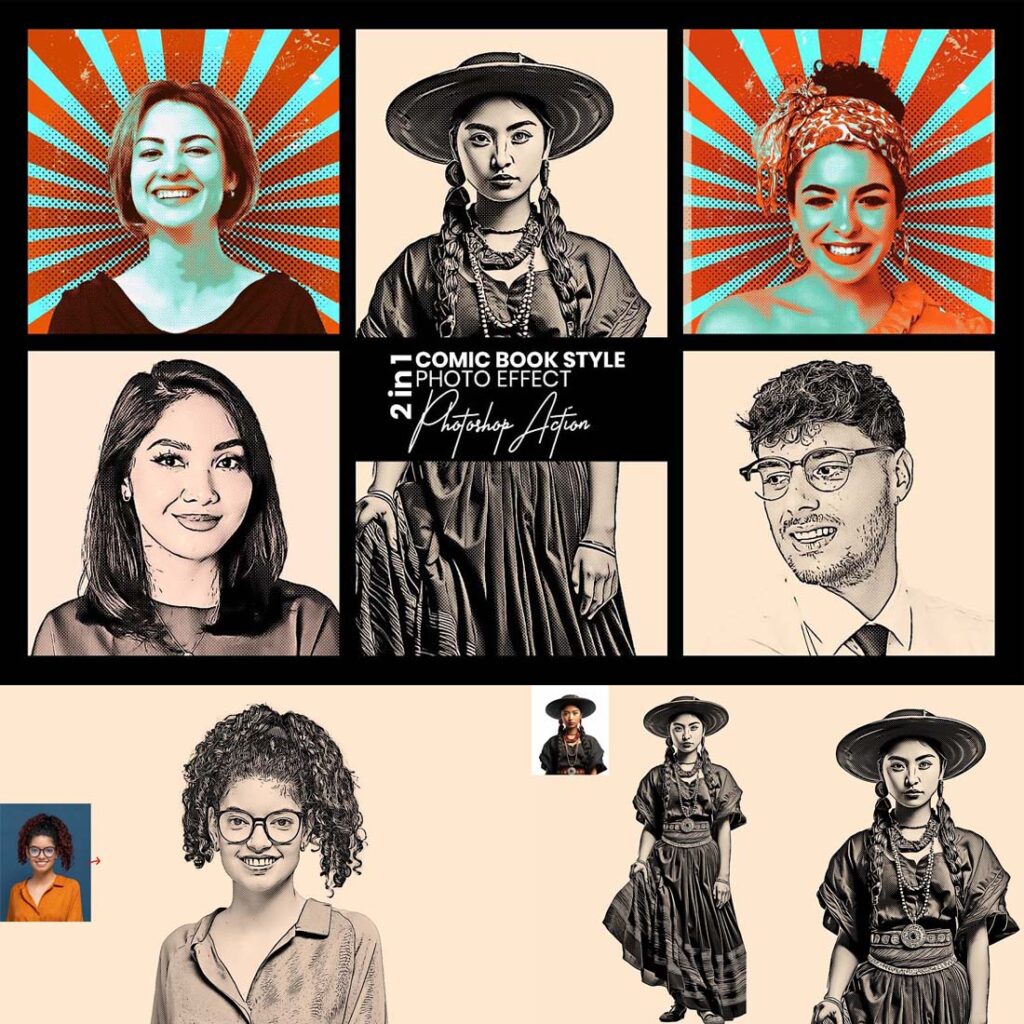 Comic Book Style Photo Effect - MasterBundles