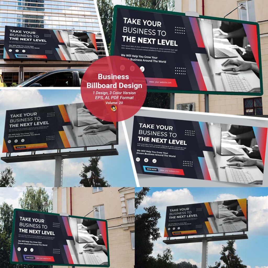 Corporate Business Billboard Design - MasterBundles