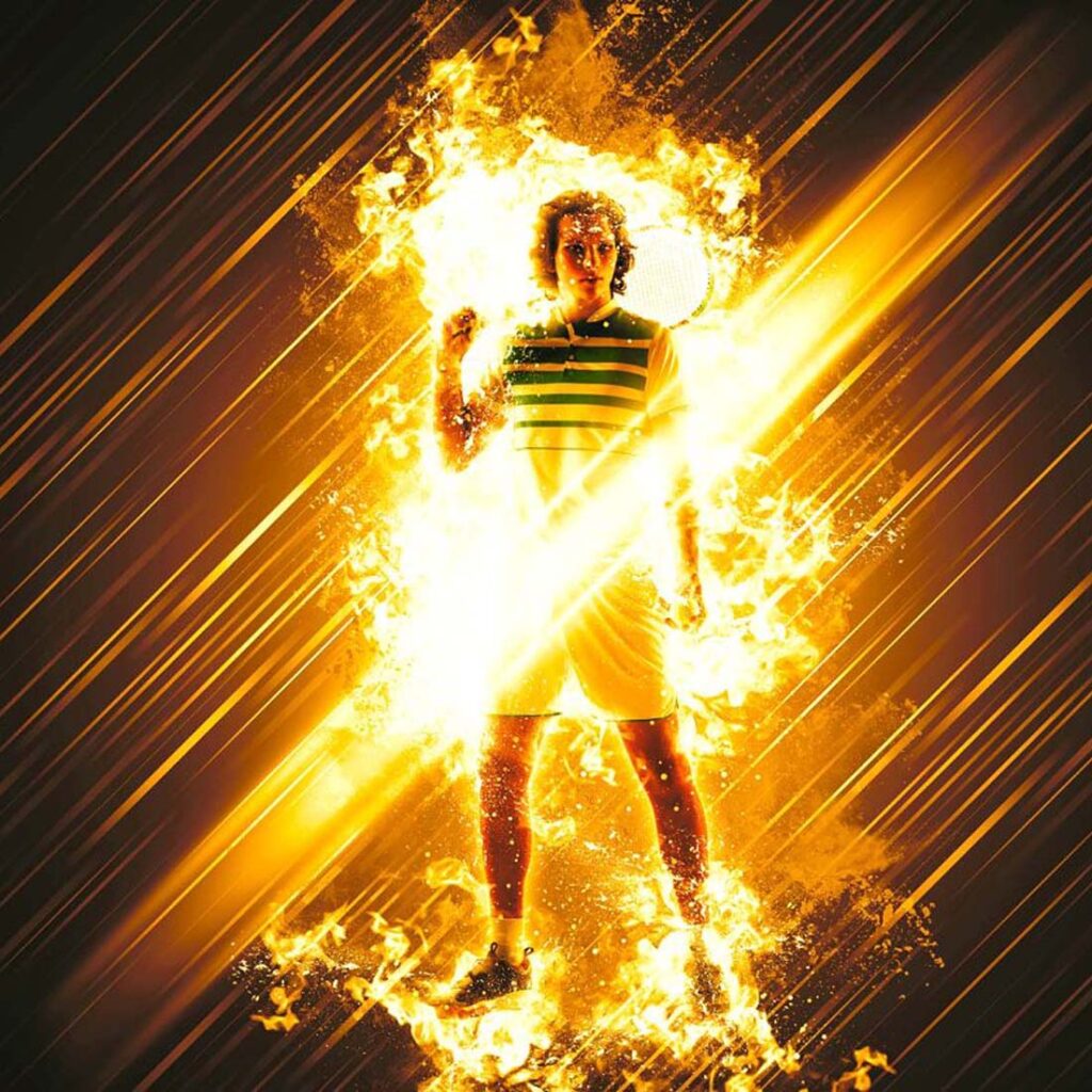 Motion Burn Photoshop Action - MasterBundles