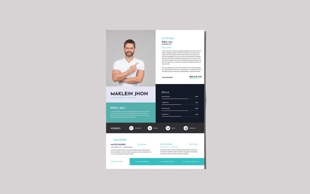 Printable Resume Templates - MasterBundles