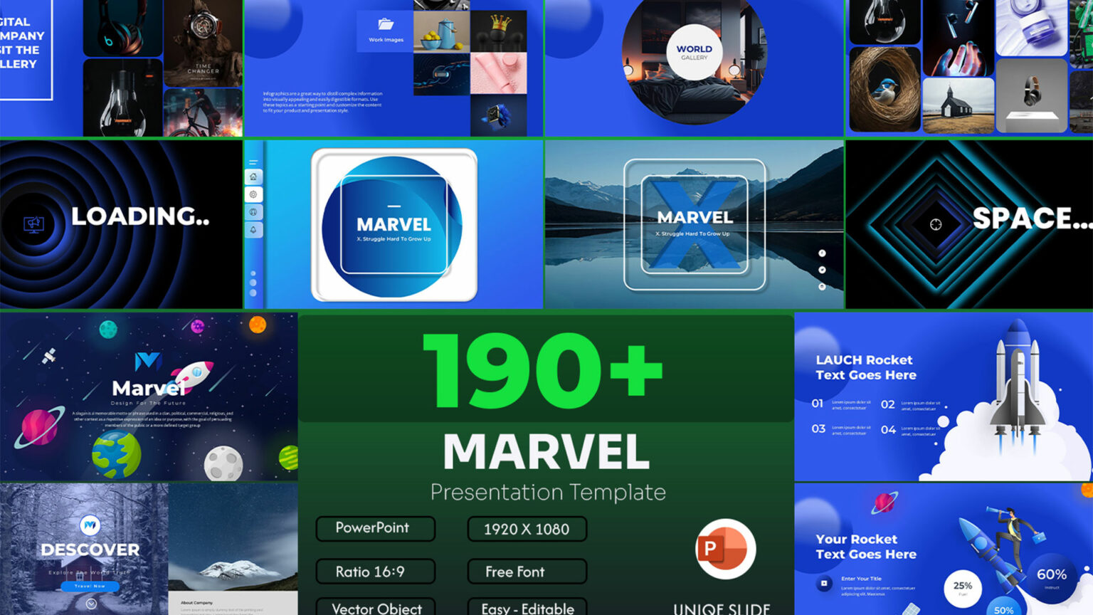 Marvel Plan PowerPoint Presentation Template - MasterBundles