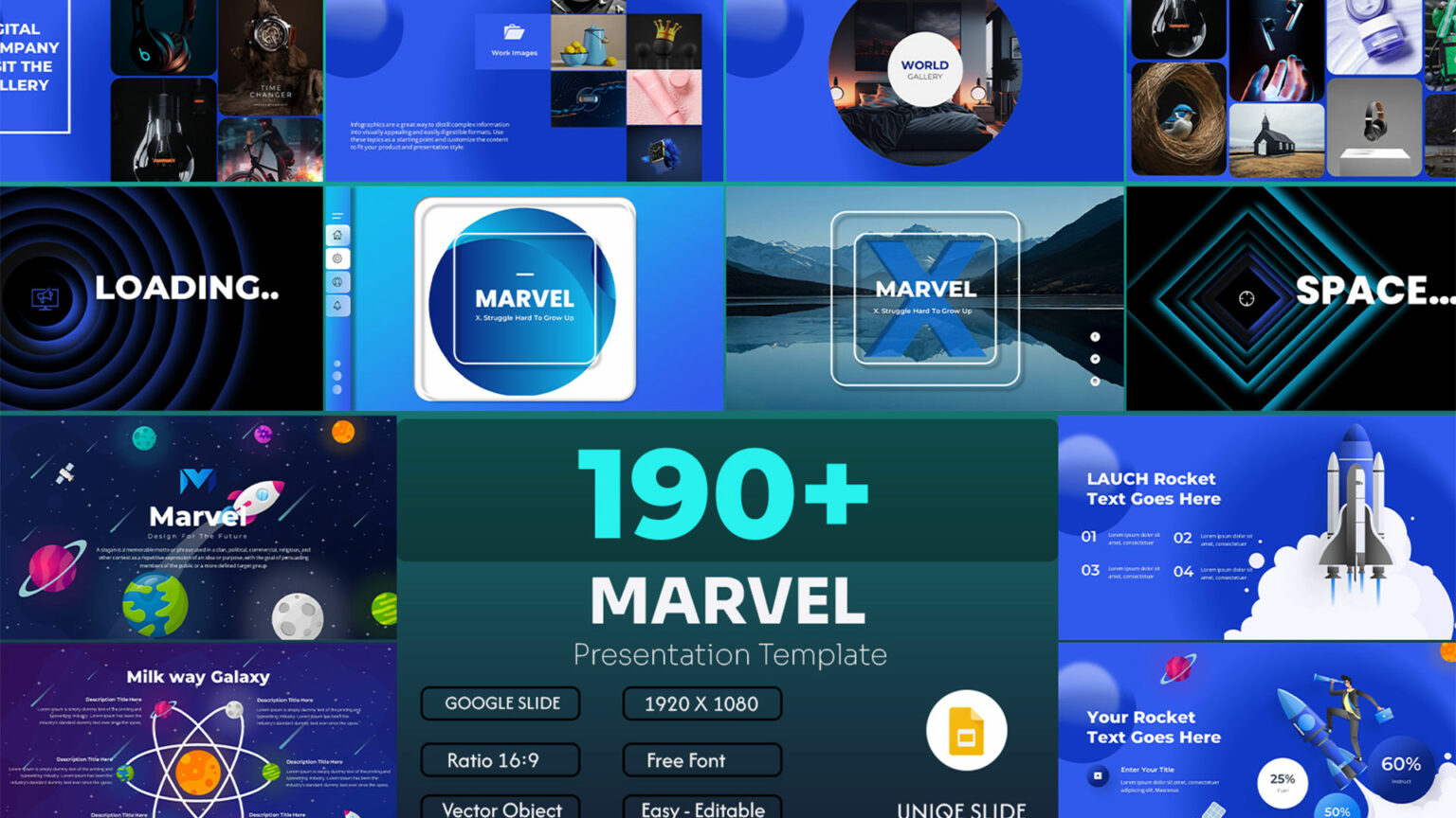 Marvel Plan Google Slide Presentation Template - MasterBundles