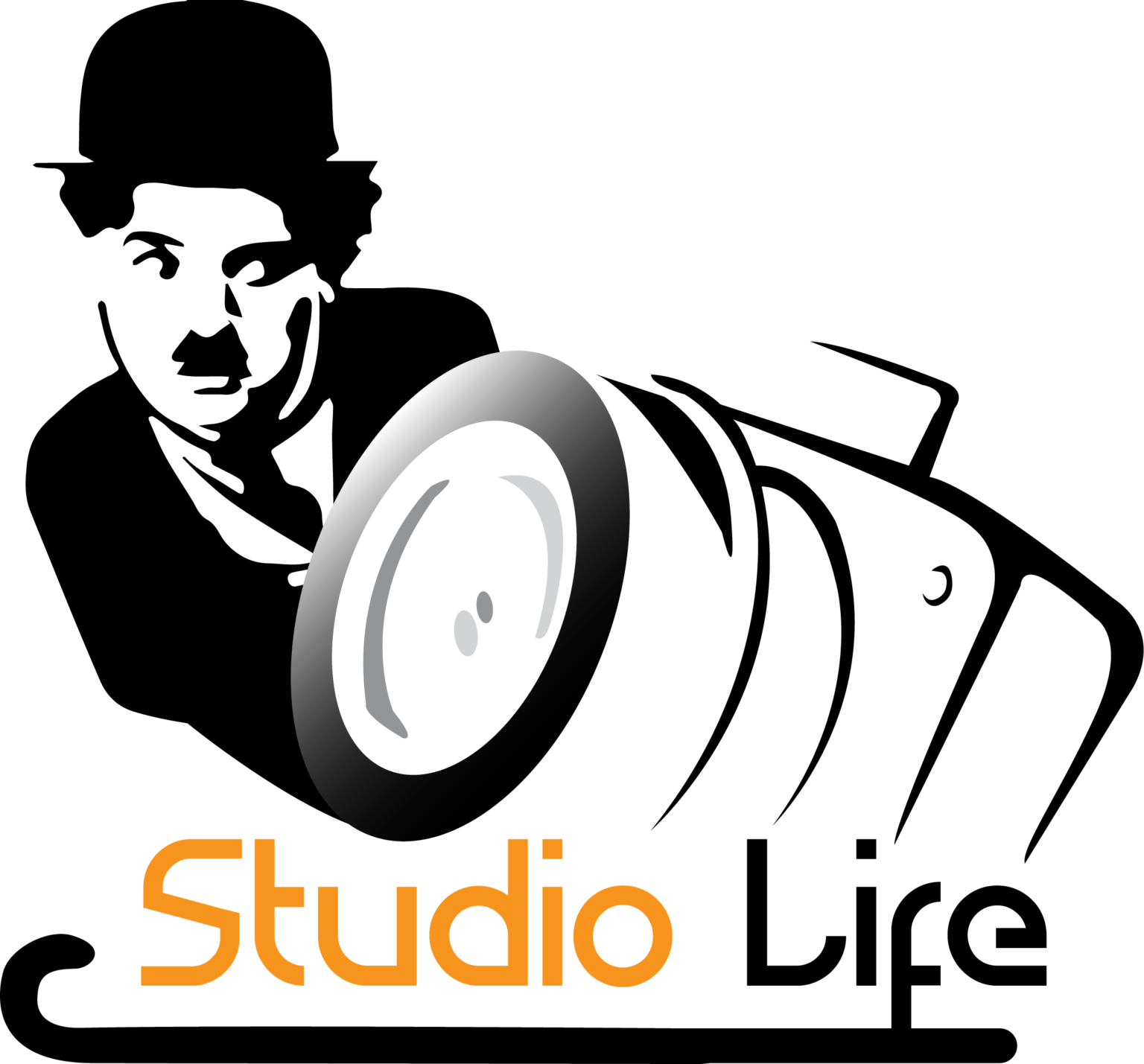 Charlie Chaplin logo for photography - MasterBundles