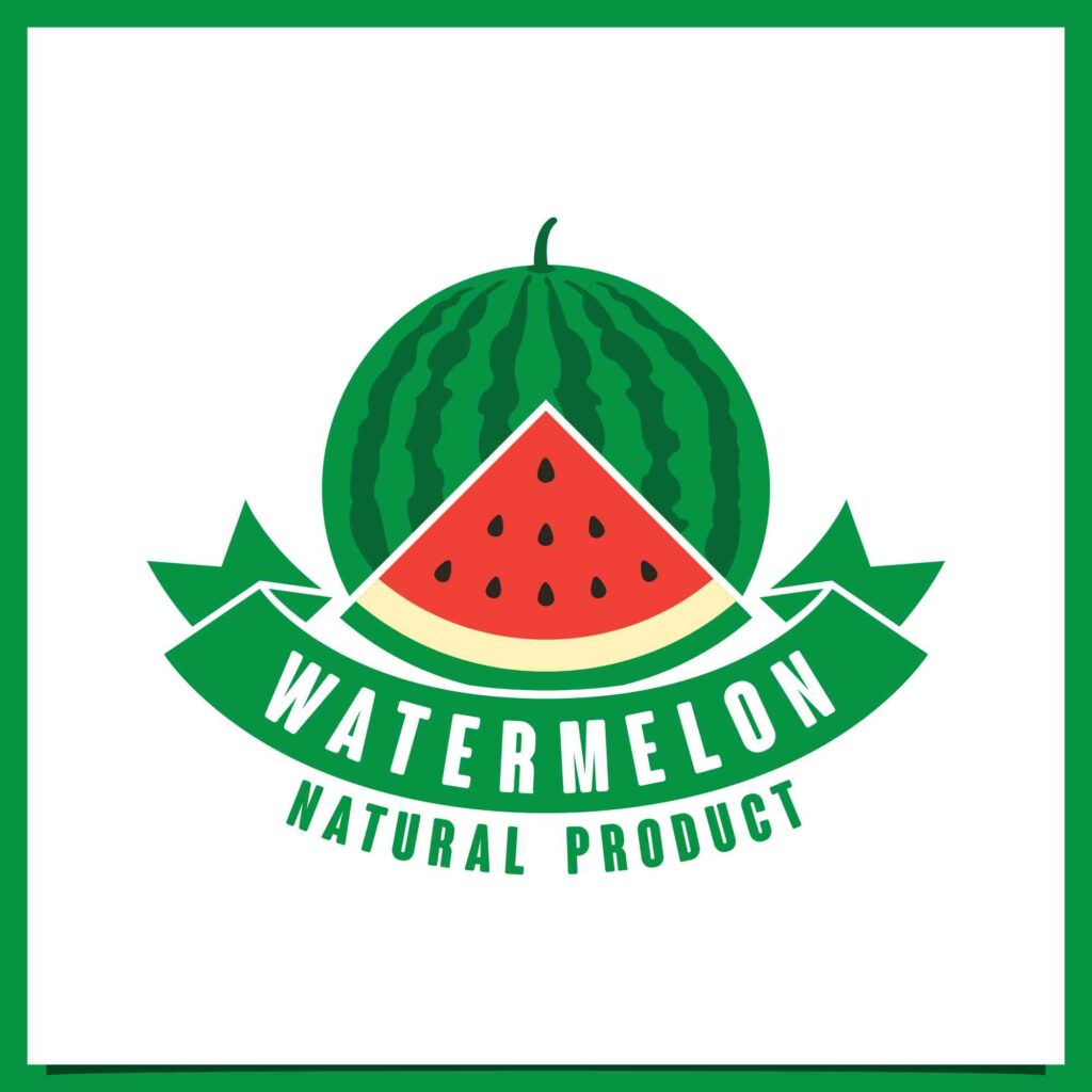Set Watermelon badge logo design collection - $6 - MasterBundles