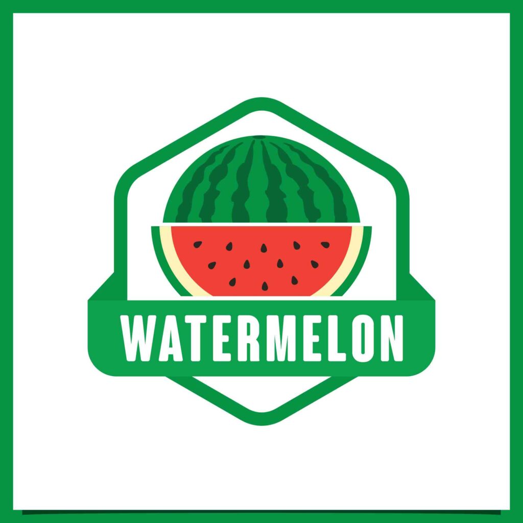 Set Watermelon badge logo design collection - $6 - MasterBundles