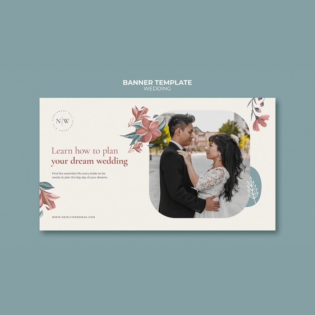 WEDDING BANNER TEMPLATE - MasterBundles