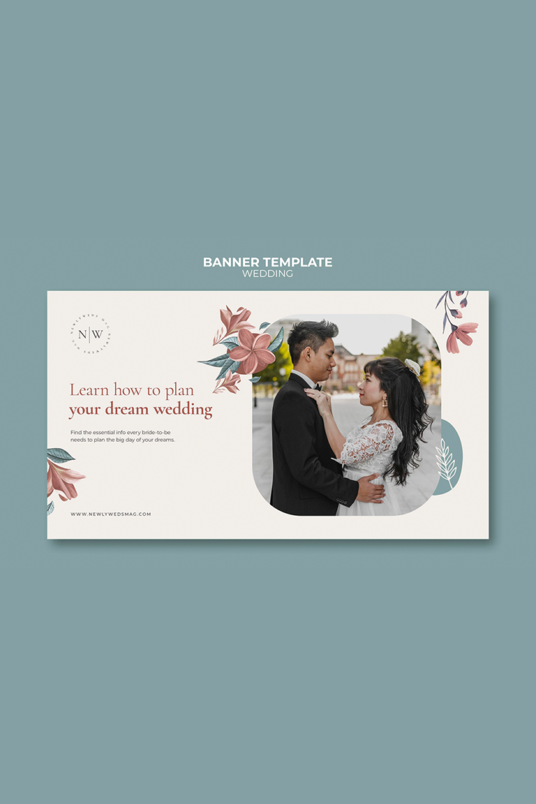 WEDDING BANNER TEMPLATE - MasterBundles