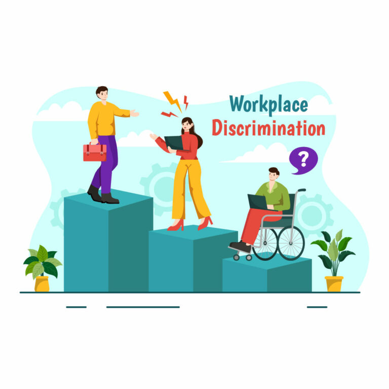 12 Workplace Discrimination Illustration - MasterBundles