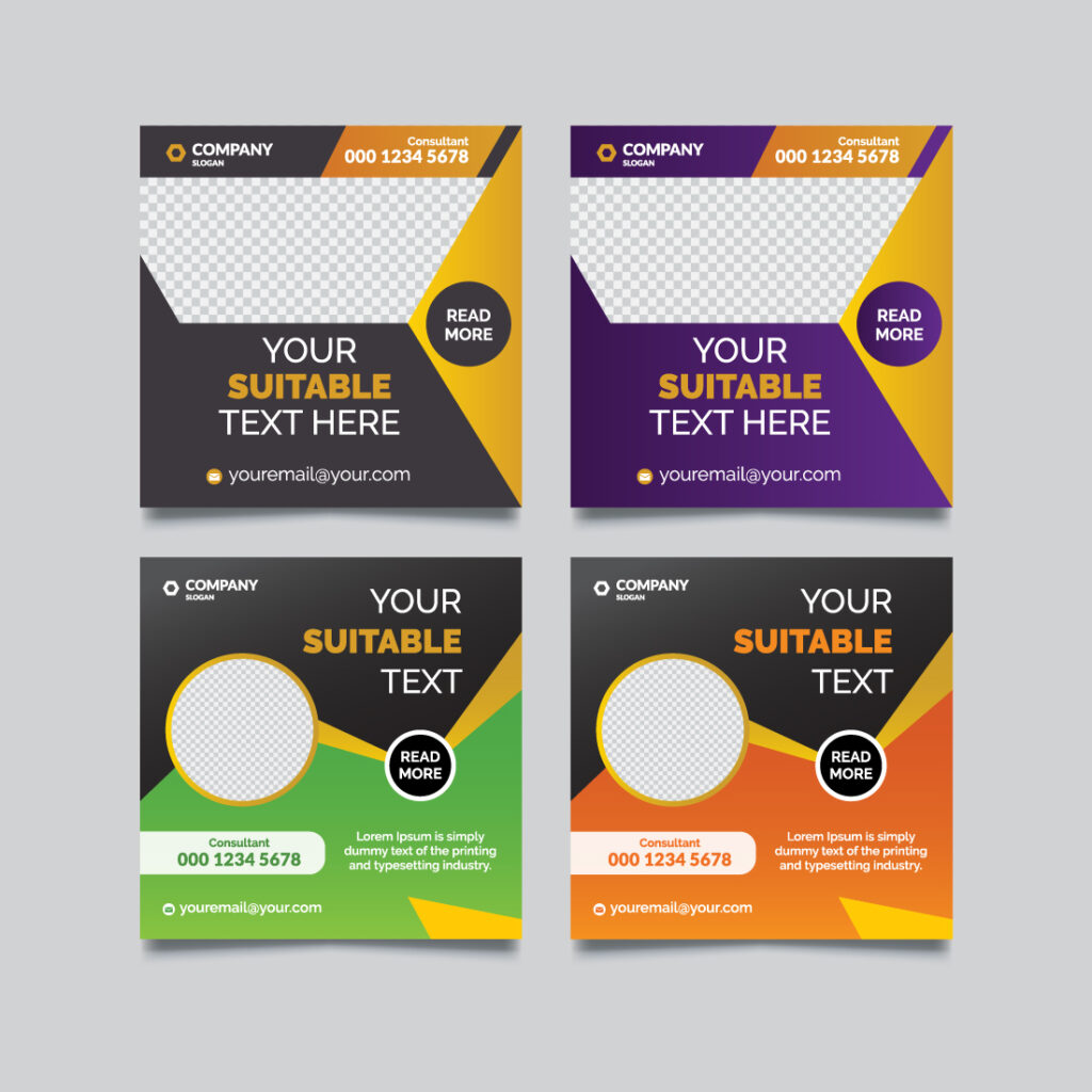 Online Post Template Design - MasterBundles