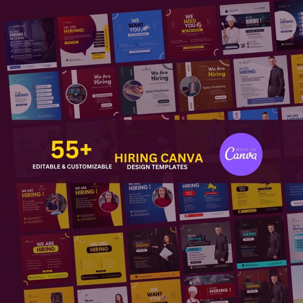 We Are Hiring Design Templates - MasterBundles