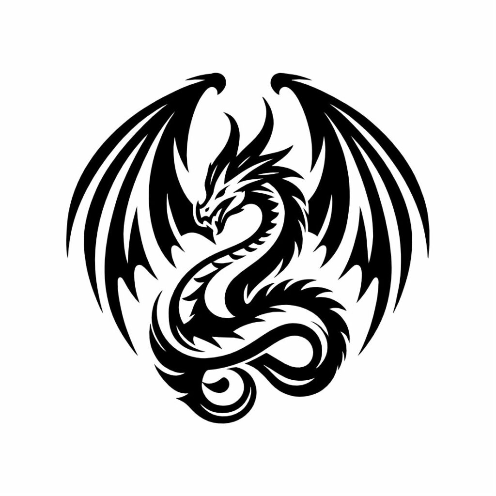 Dragon Logo - MasterBundles