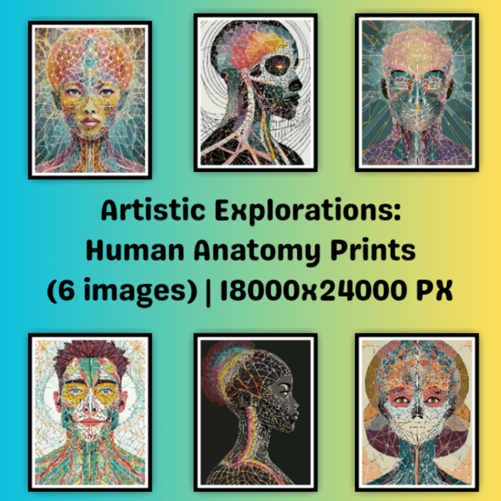 Illuminating Anatomy: Artistic Explorations of Human Form - MasterBundles