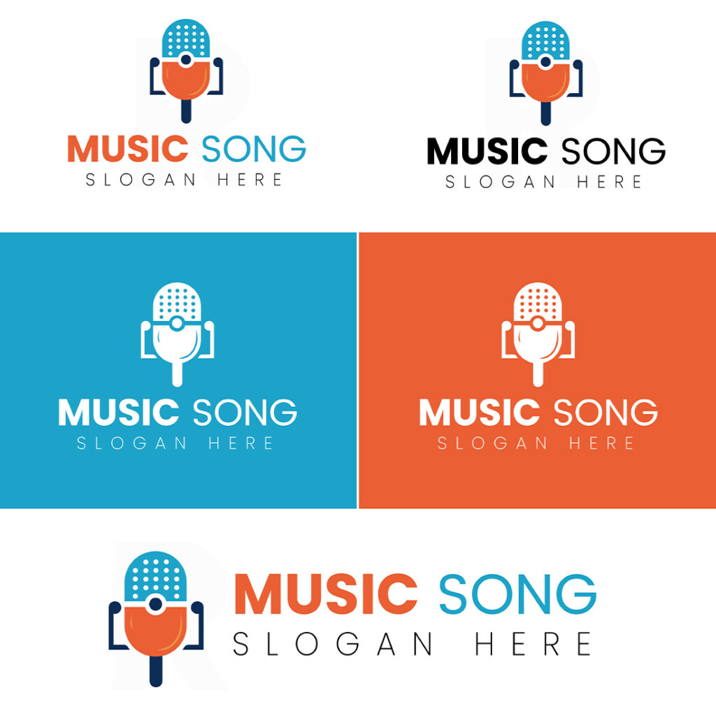 Music Song Logo Design - MasterBundles