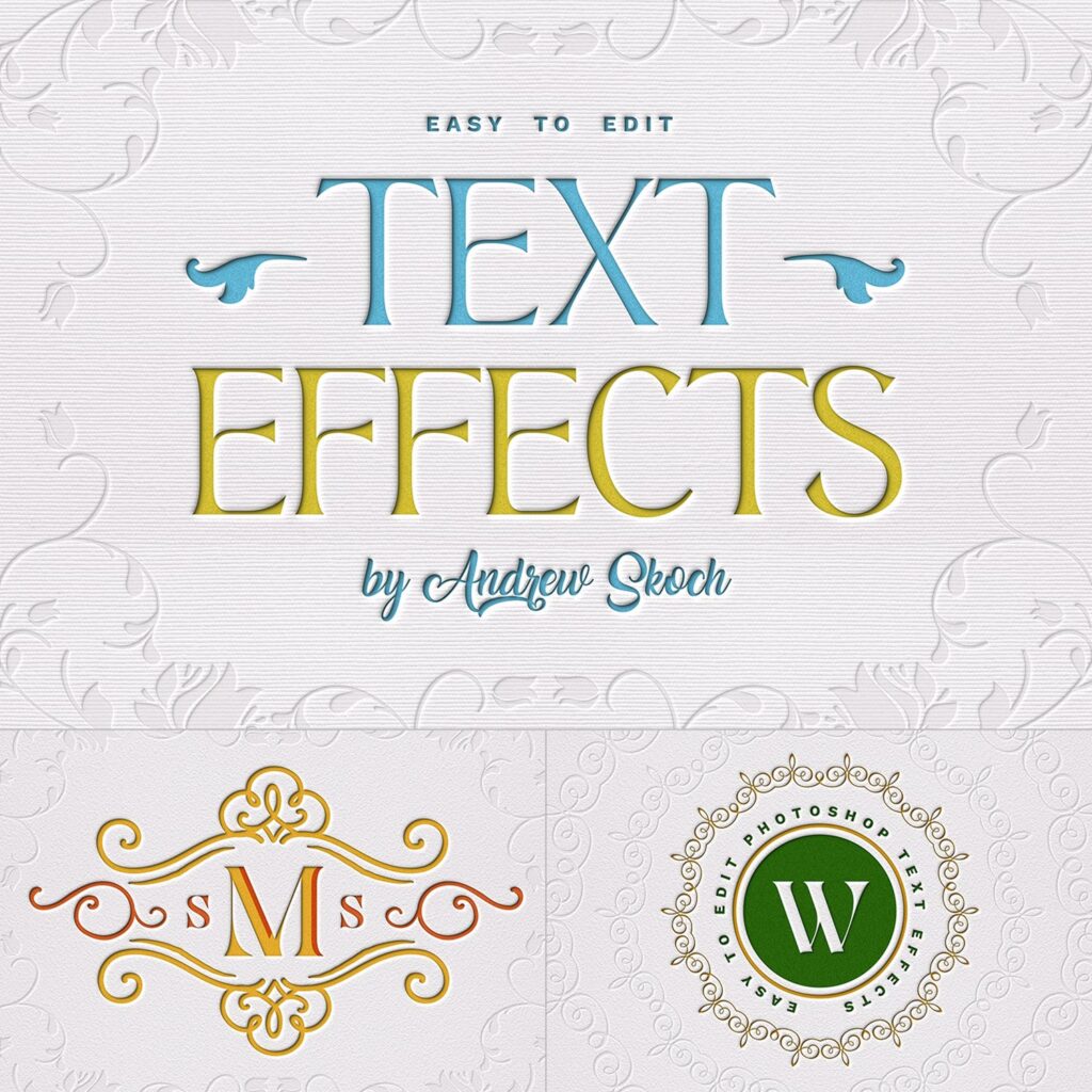Letter Press Text & Logo Effect - MasterBundles