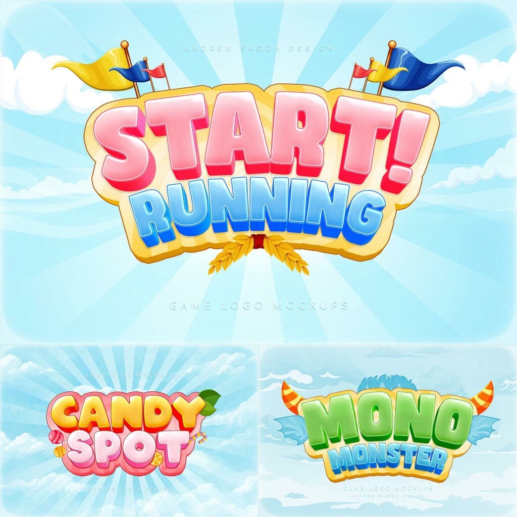 Game Logo Text Effects - MasterBundles