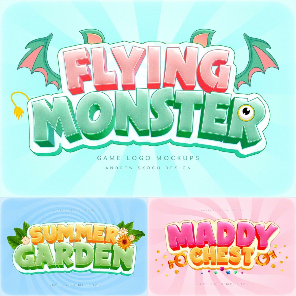 Game Logo Text Effects - MasterBundles