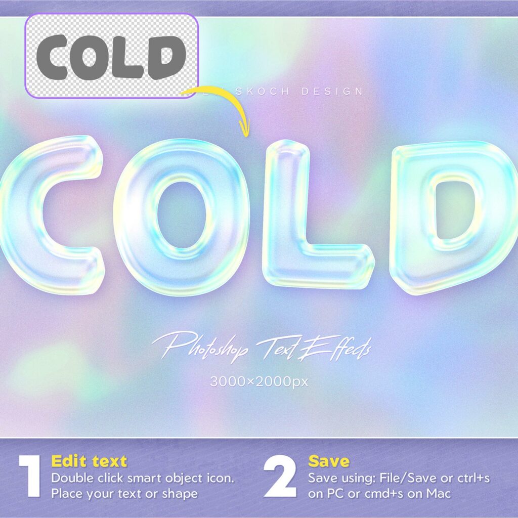 Glossy Text Effects - MasterBundles