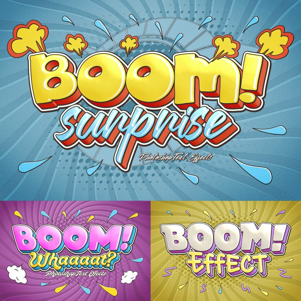Boom Text Effects - MasterBundles