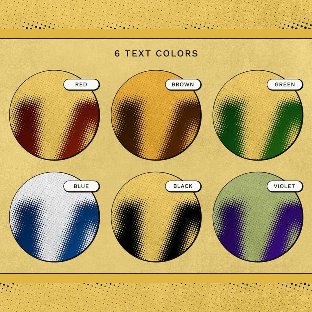 Halftone Text Effect - MasterBundles