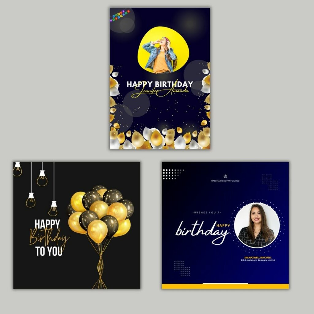 Birthday Design Templates - MasterBundles
