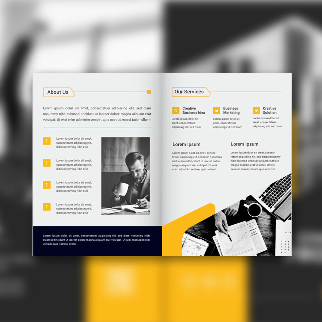 Vector Creative Company Profile Template Design - MasterBundles