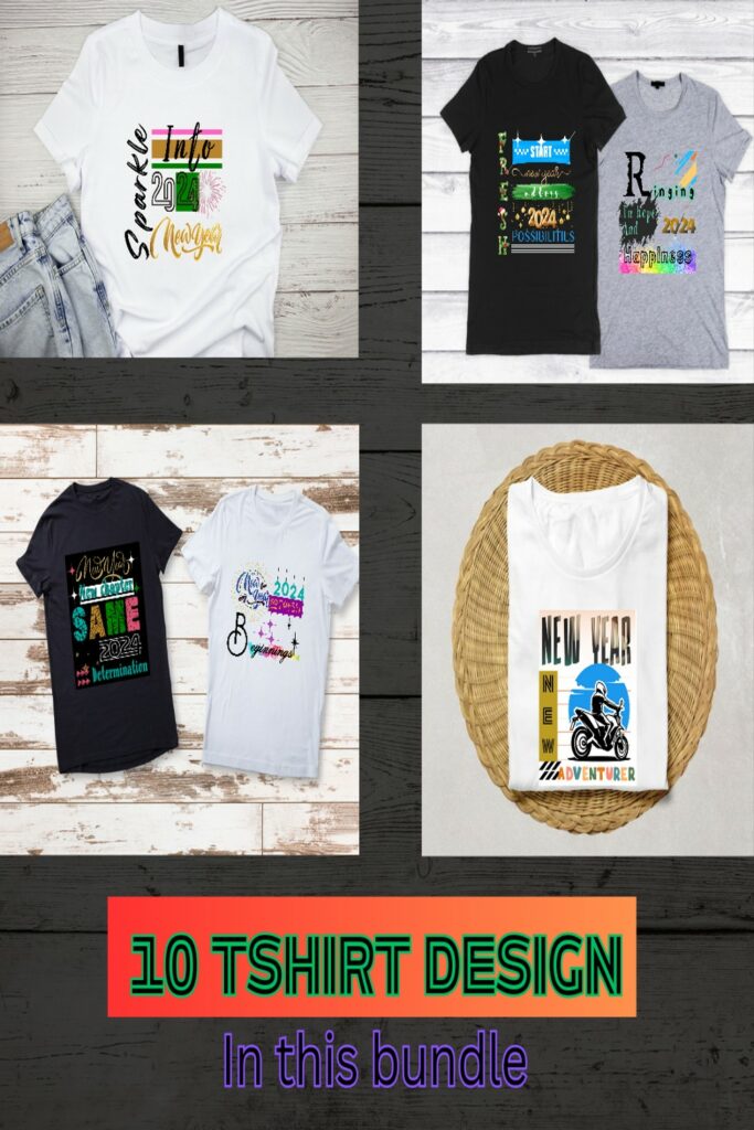New year tshirt design - MasterBundles