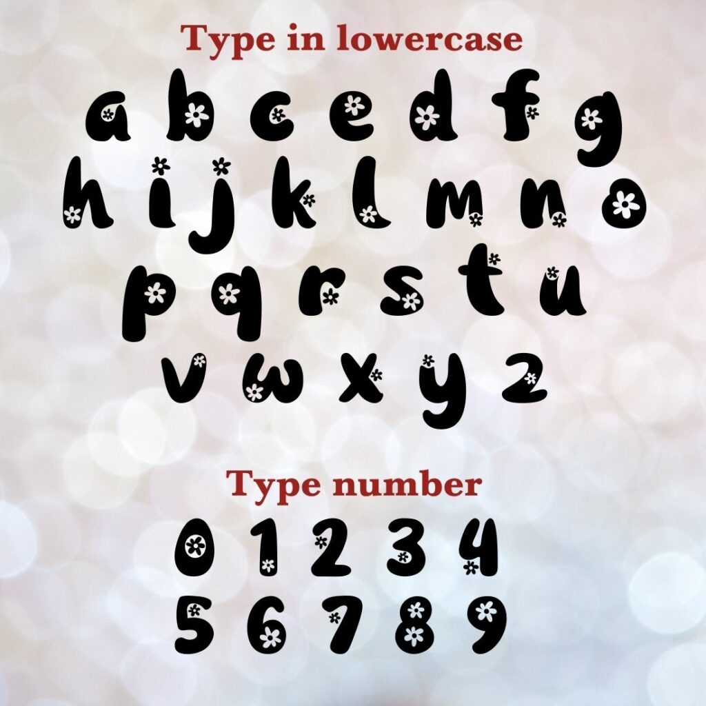 Flower Bloom - Display Font - MasterBundles