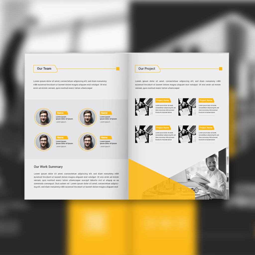 Vector Creative Company Profile Template Design - MasterBundles