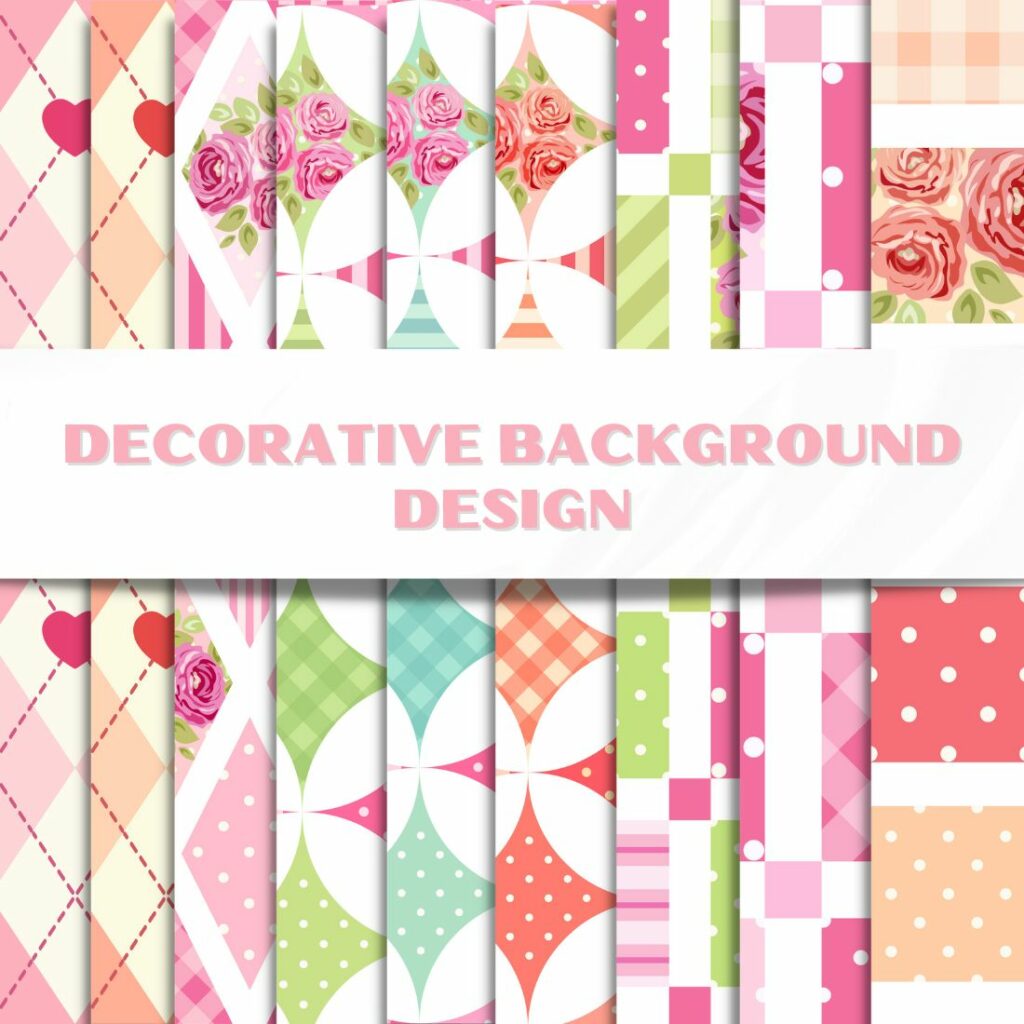 Decorative Background Design Illustration - MasterBundles