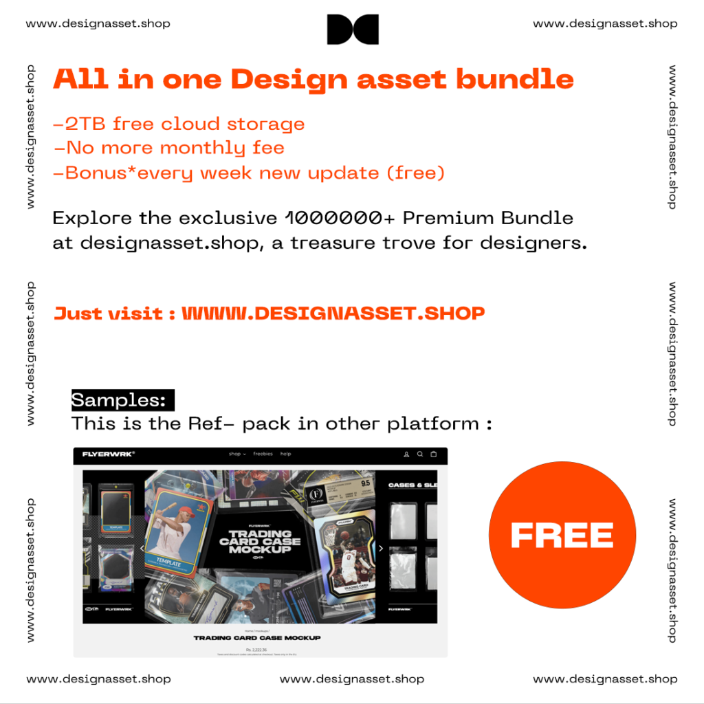All in one Design asset bundle with 2TB free cloud storage and no more ...
