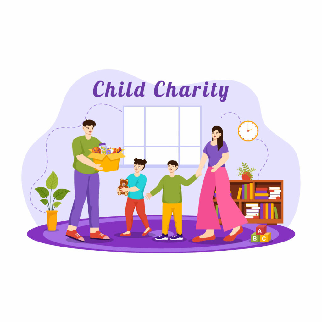 12 Child Charity Illustration - MasterBundles