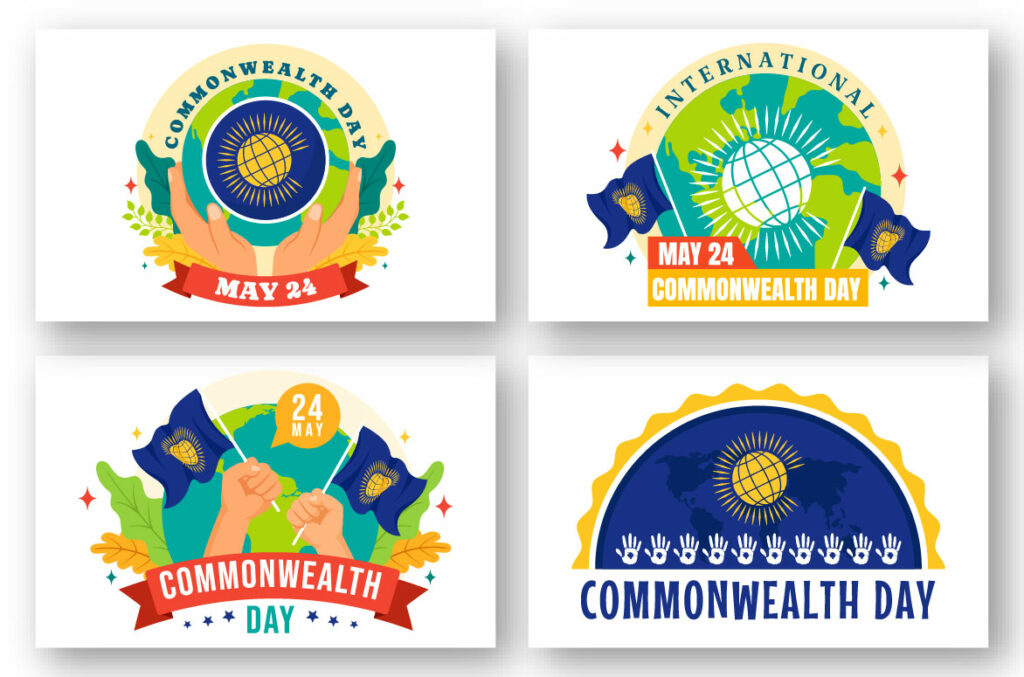 12 Commonwealth Day Illustration - MasterBundles