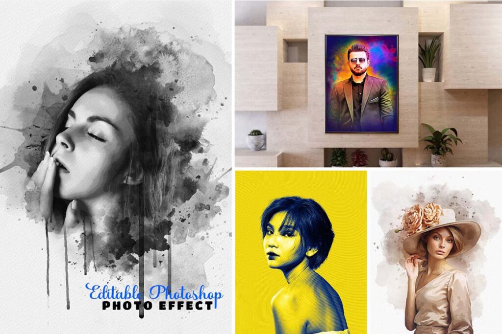 Editable Portrait For Photoshop - MasterBundles