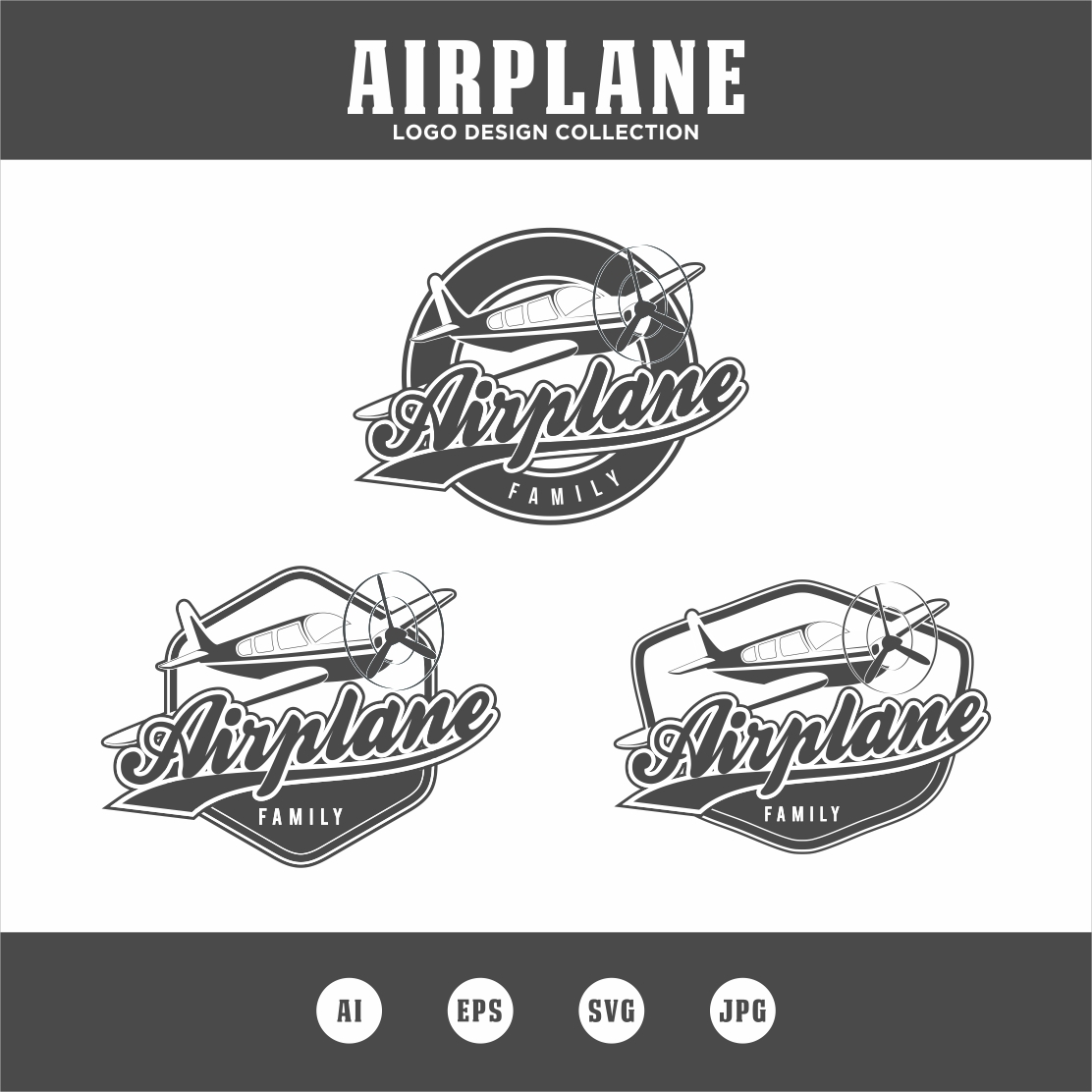 White Plane Logo